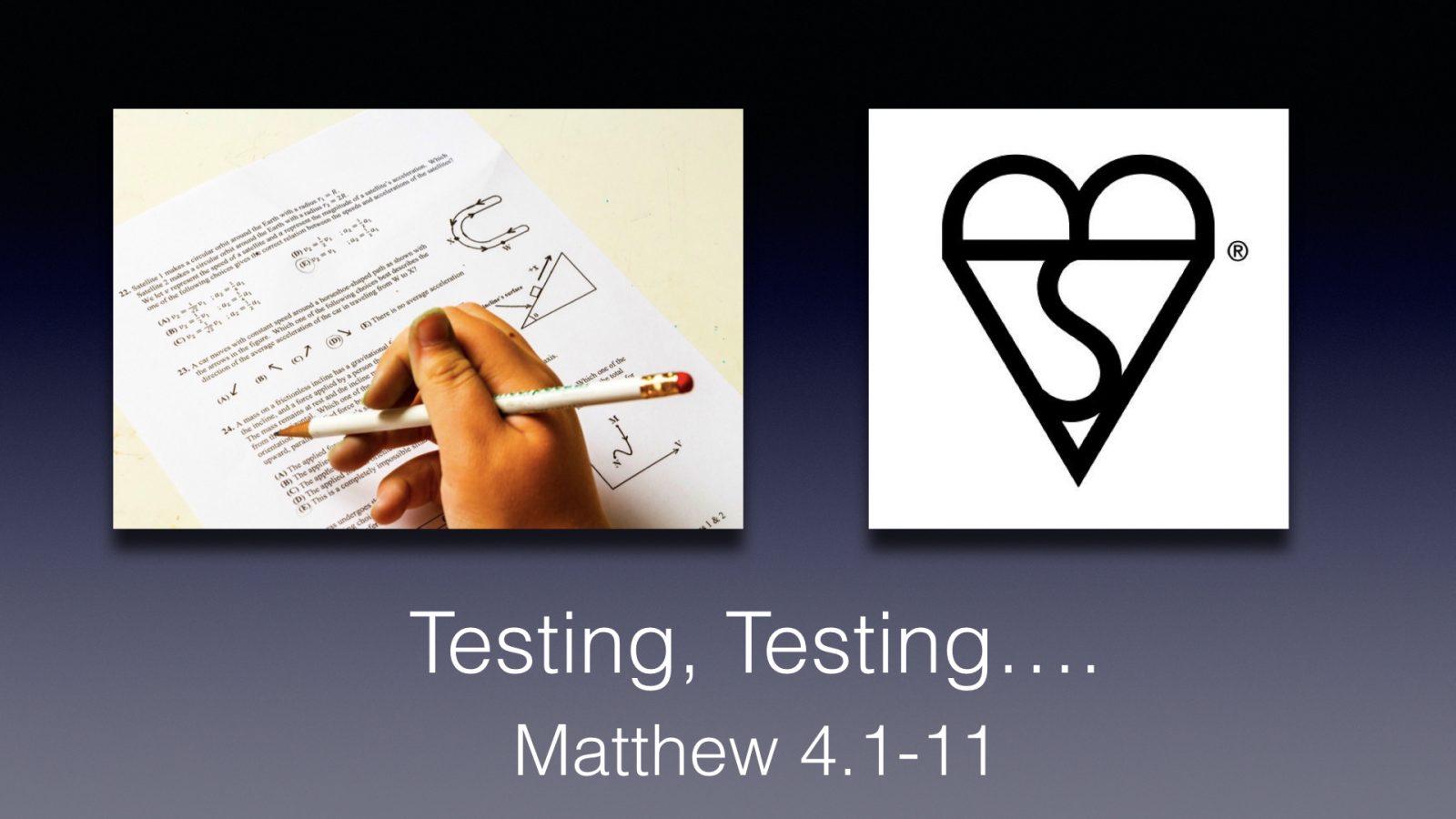 “Testing, Testing…”, Matthew 4.1-11 – Malcolm Cox