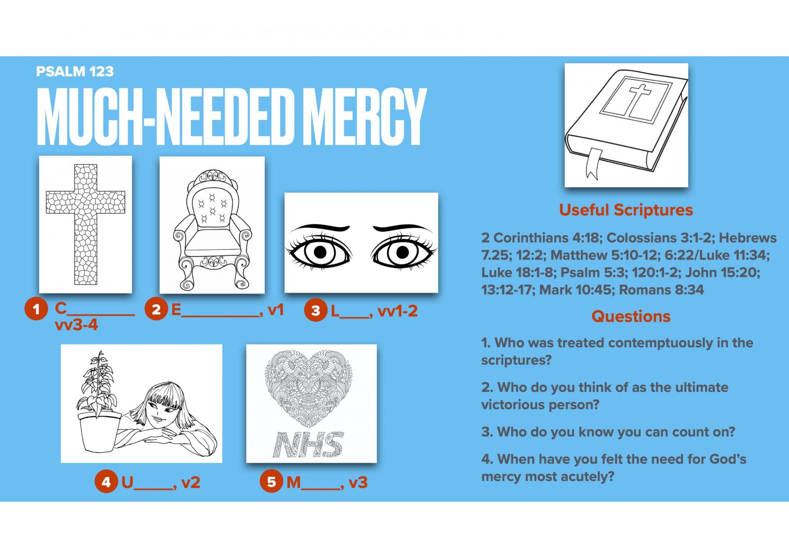 “Much-Needed Mercy”, Psalm 123 – Malcolm Cox