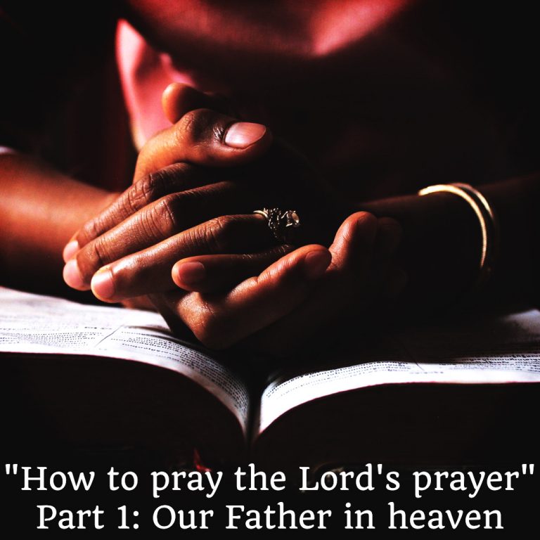“How to pray the Lord’s prayer” – Malcolm Cox