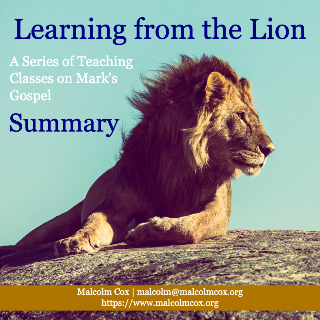 Learning From The Lion Mark Series Conclusion Malcolm Cox Learning From The Lion Mark Series Conclusion Malcolm Cox