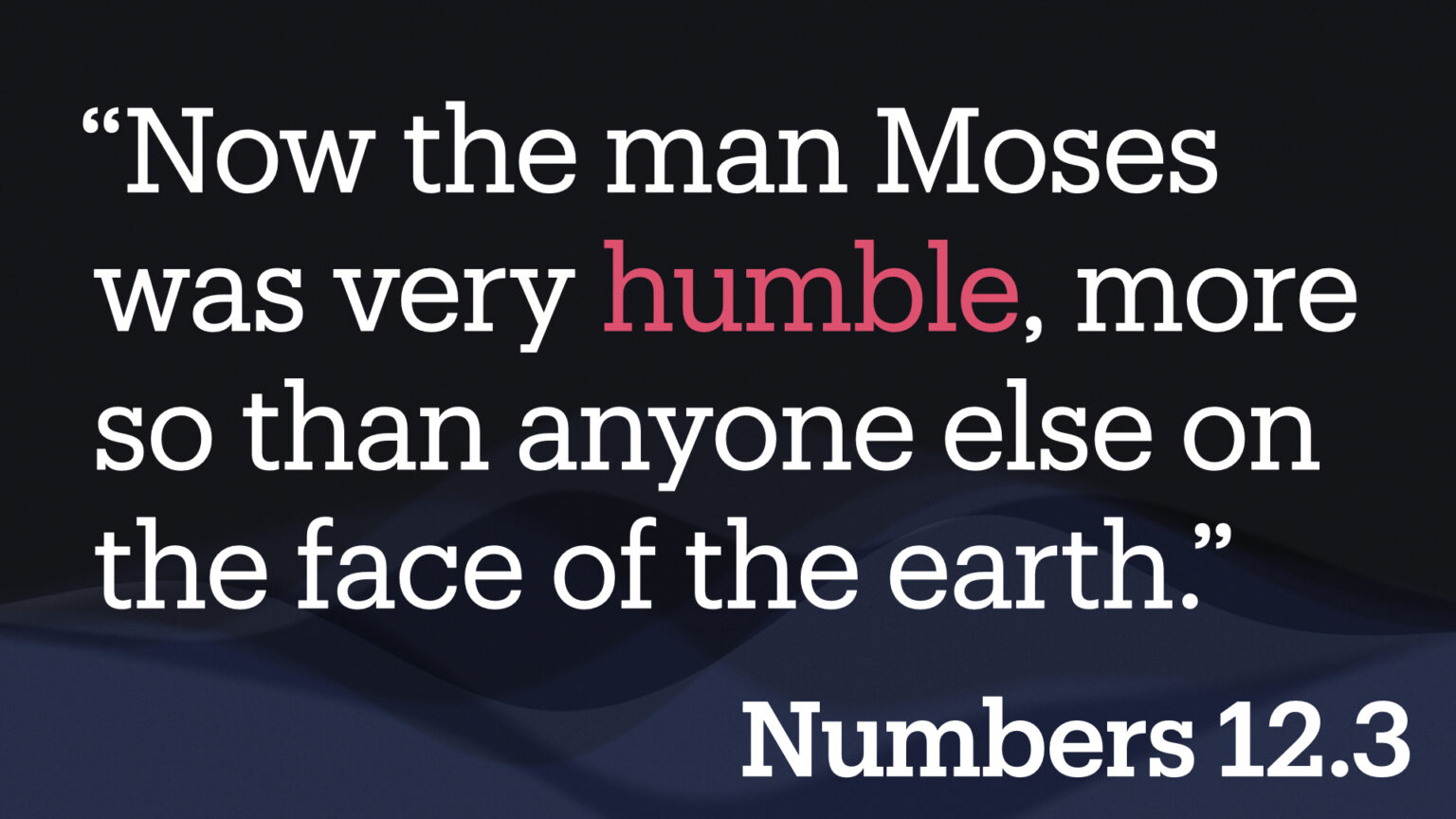 “Humility” – Numbers 12 | Malcolm Cox | 02 November 2025 – Malcolm Cox